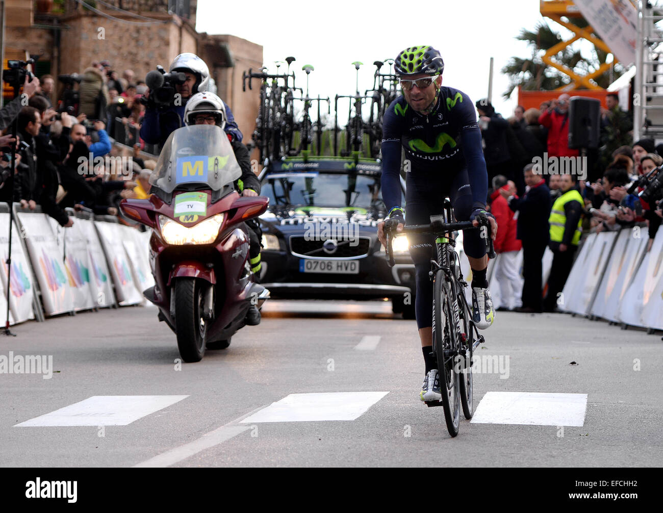 Alejandro valverde participating in the Challenge Mallorca. A sports ...