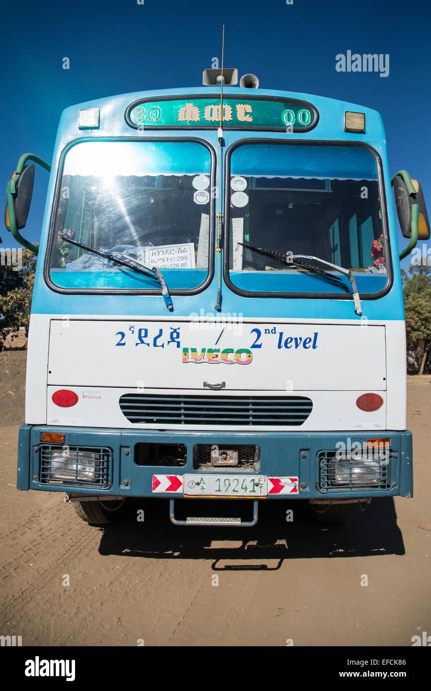 Bus in station, Ethiopia, Africa Stock Photo - Alamy