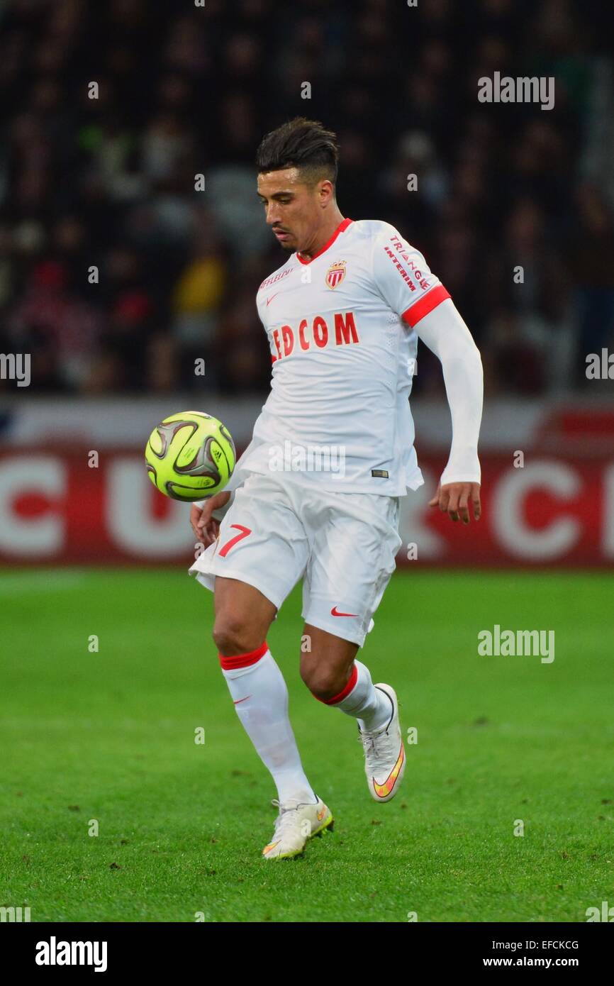 Nabil DIRAR - 24.01.2015 - Lille/Monaco - 22eme journee de Ligue1.Photo ...