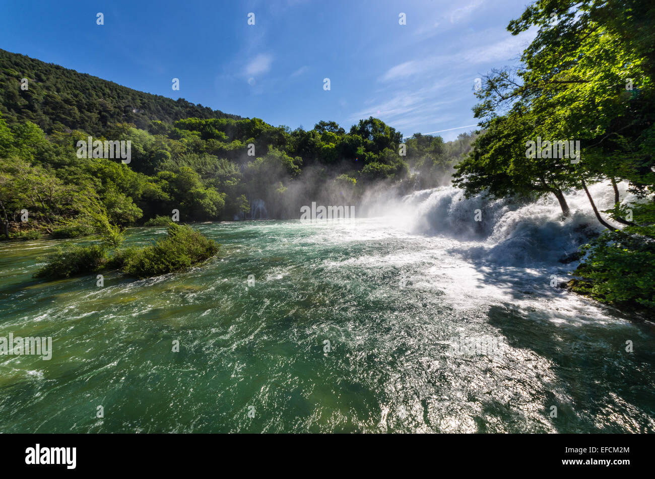 National park Krka, Croatia. Summer scenes from this beautiful Croatian ...
