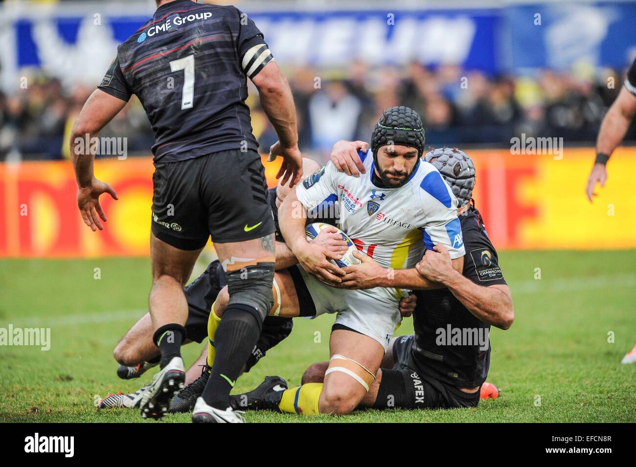 Julien BARDY - 25.01.2015 - Clermont/Saracens - European Champions Cup ...