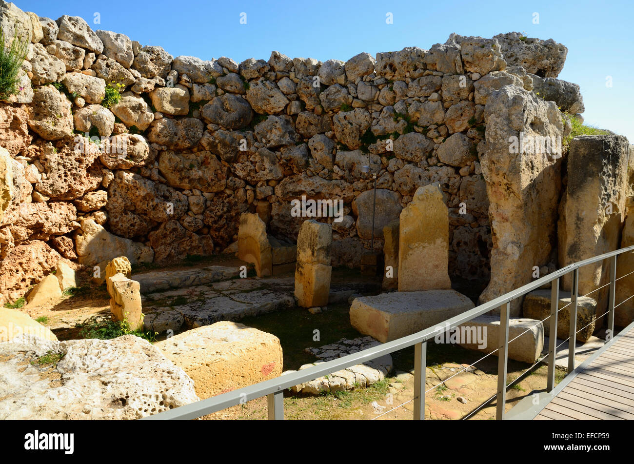 Ggantija neolithic temples gozo hi-res stock photography and images - Alamy