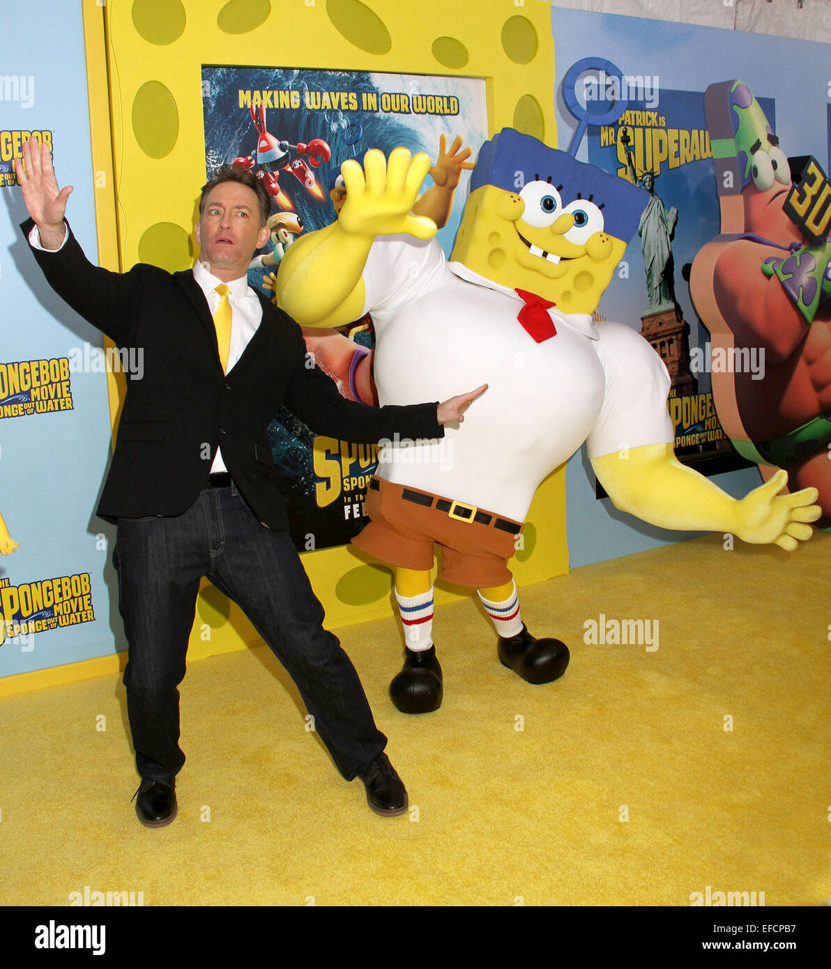 New York, New York, USA. 30th Jan, 2015. Voiceover actor TOM KENNY and ...