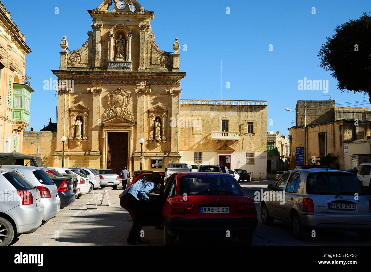 Island of Gozo, Victoria (Rabat Stock Photo - Alamy