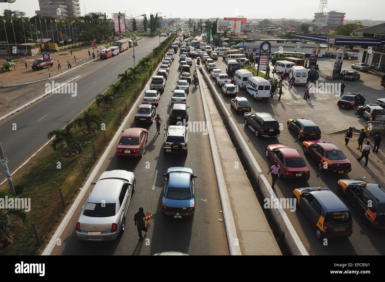 Accra city downtown hi-res stock photography and images - Alamy