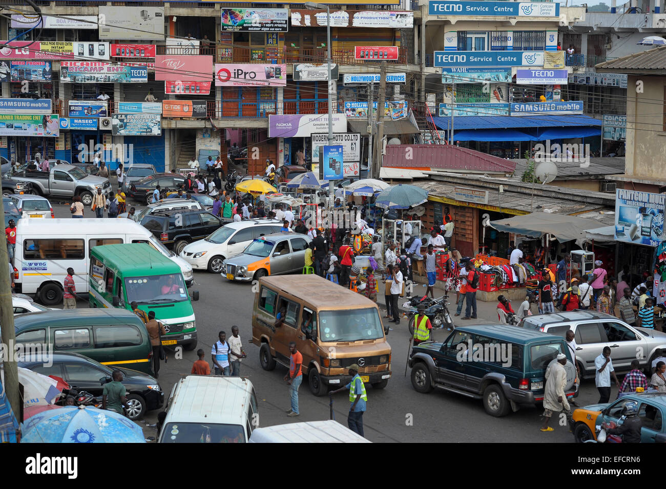 Accra city downtown hi-res stock photography and images - Alamy