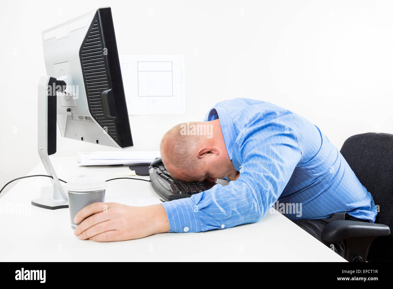 Occupation tired funny office hi-res stock photography and images - Alamy