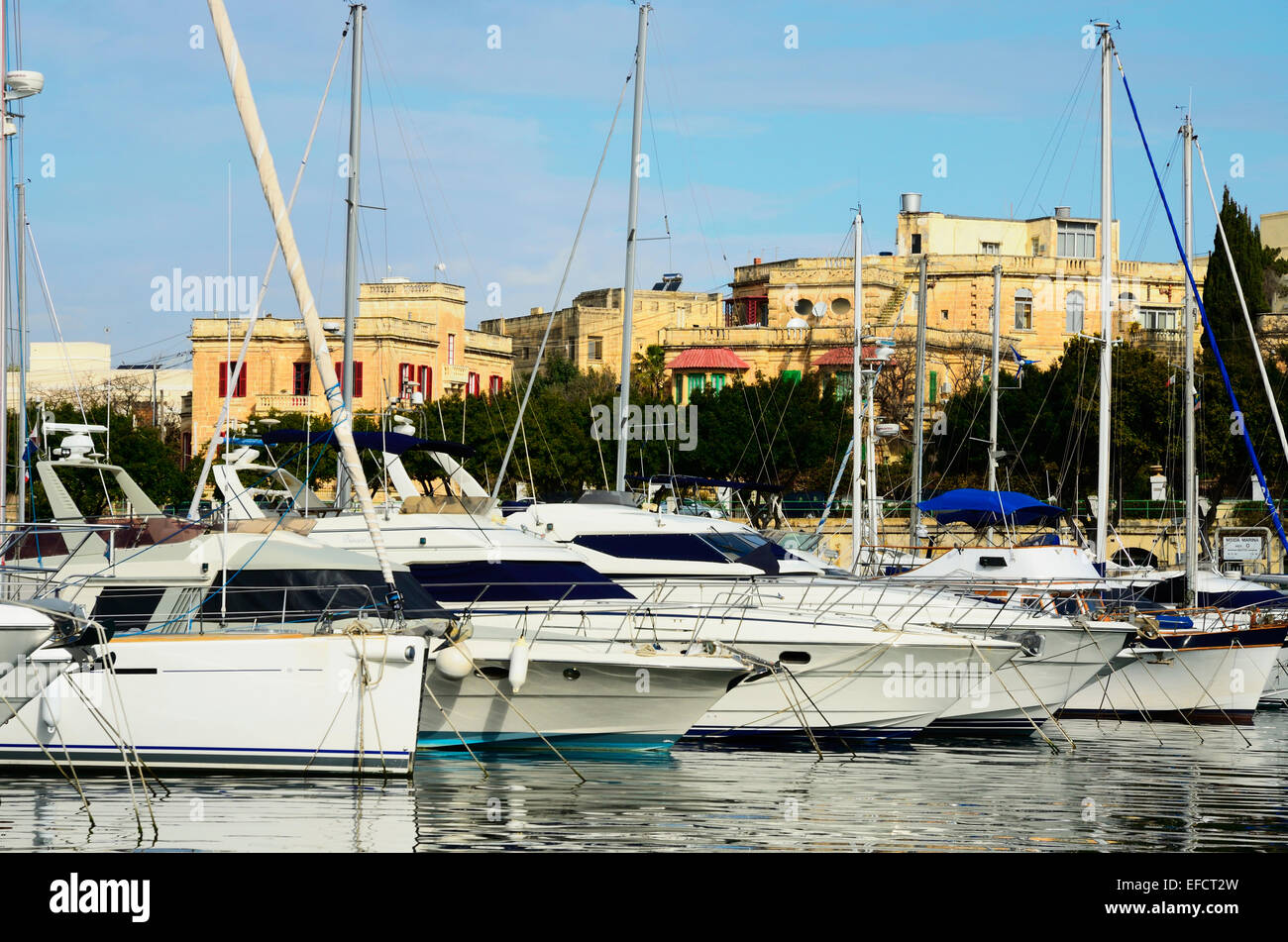 The ports of Valletta Stock Photo - Alamy