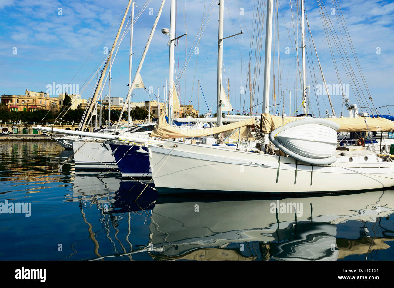 The ports of Valletta Stock Photo - Alamy