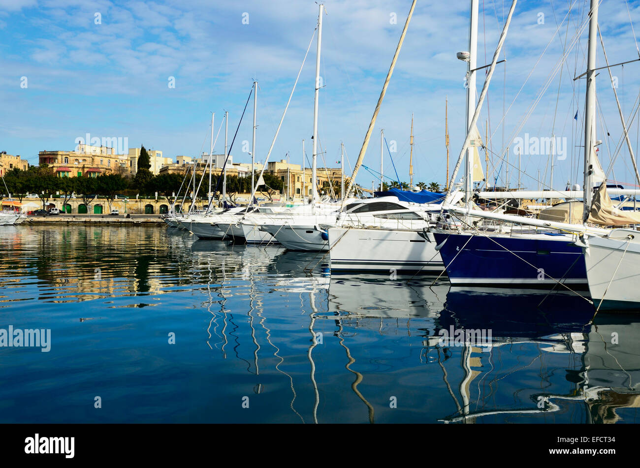 The ports of Valletta Stock Photo - Alamy