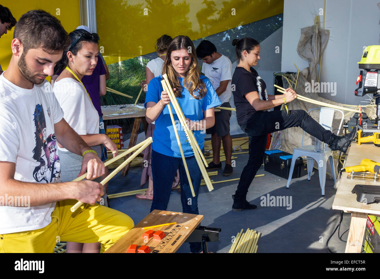 Miami Beach Florida,Collins Park,Art Basel,artist Theo Jansen ...