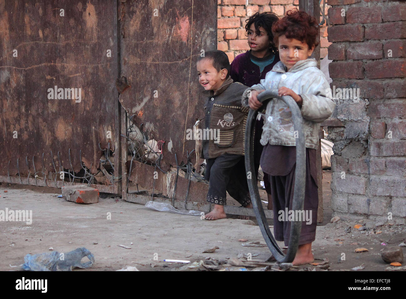 Pakistani poor children takes a part of International Street Children's ...