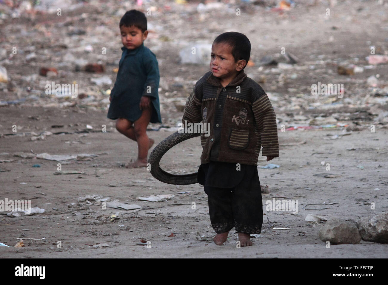 Pakistani poor children takes a part of International Street Children's ...