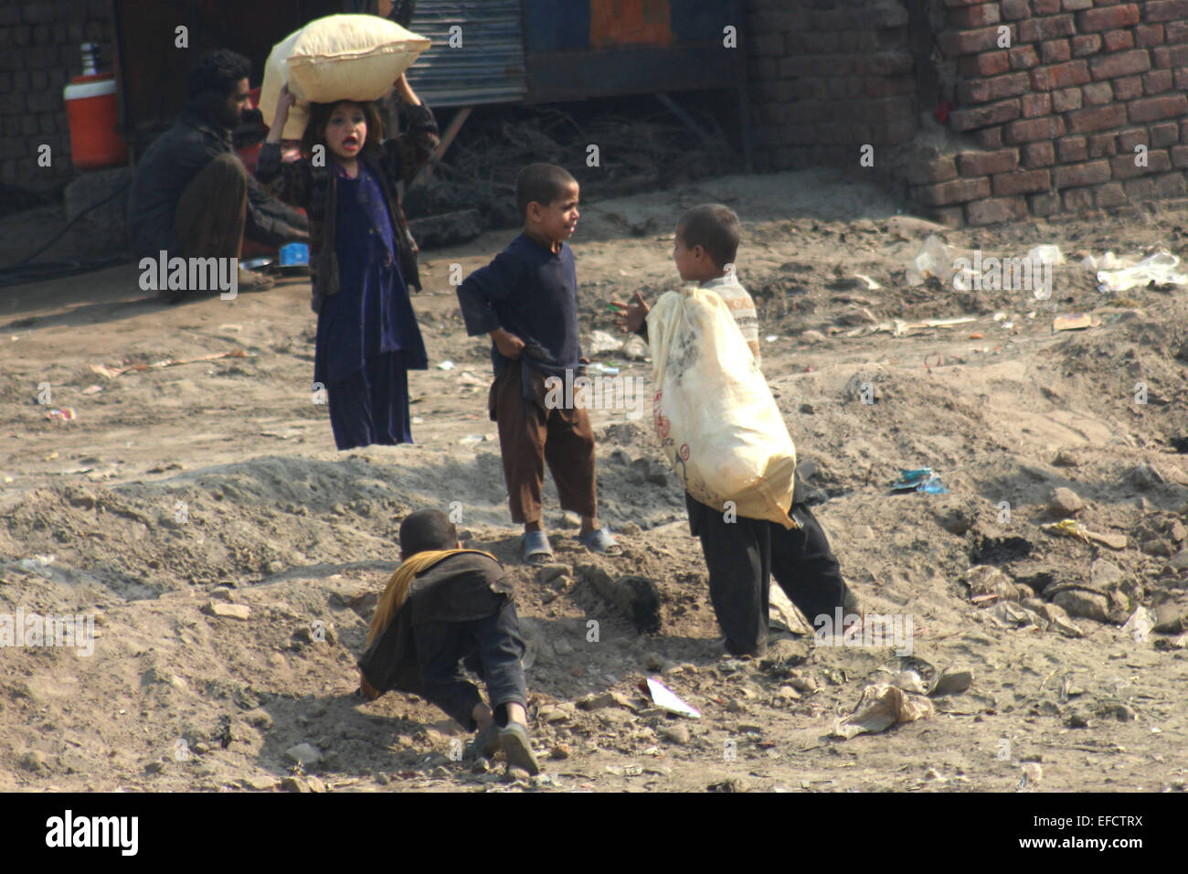 Pakistani poor children takes a part of International Street Children's ...