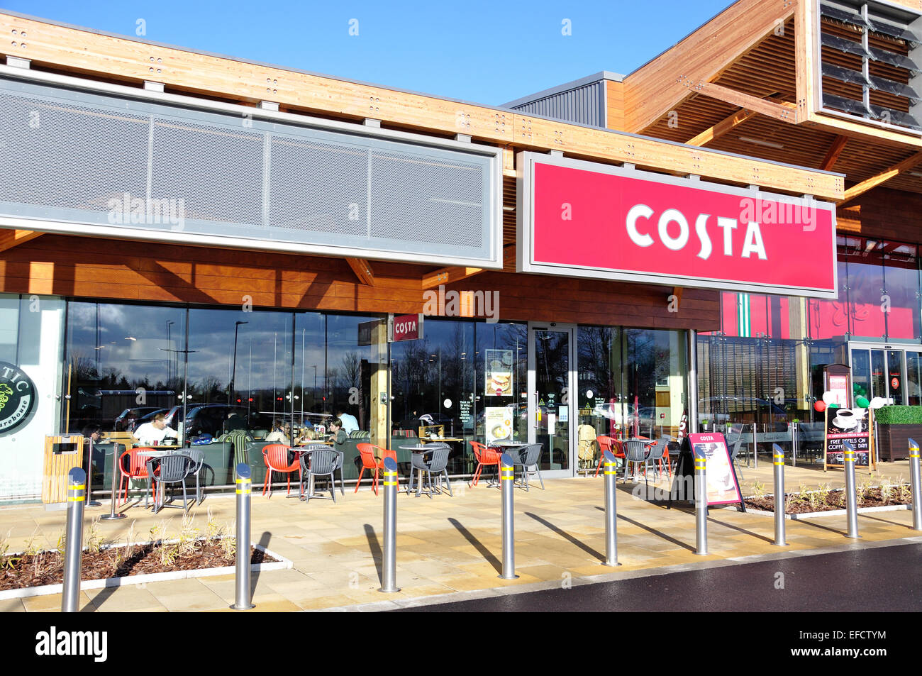 Costa coffee shop, The Bishop Centre, Taplow, Buckinghamshire Stock ...