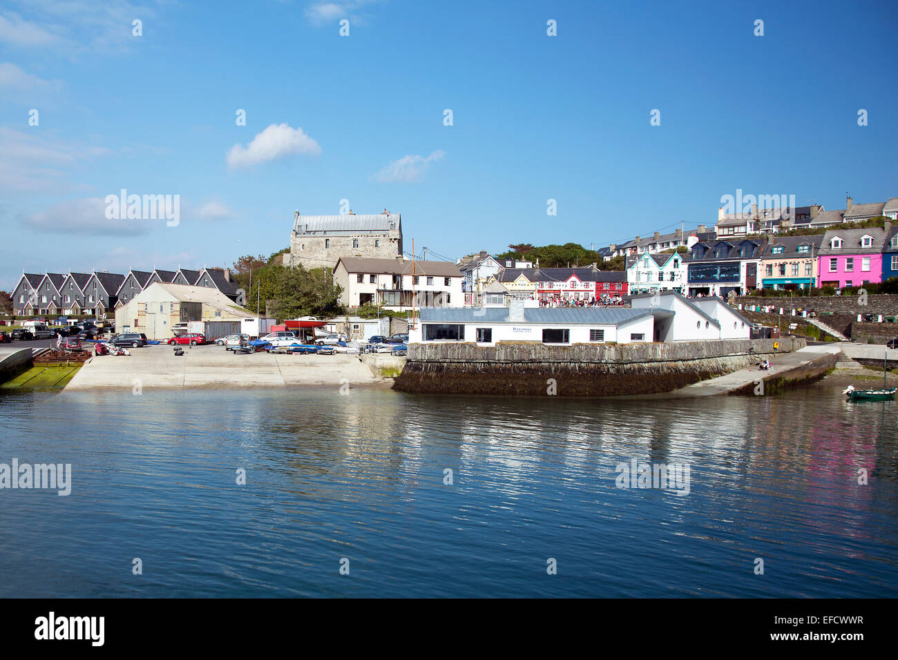 Baltimore village from the harbour Stock Photo - Alamy