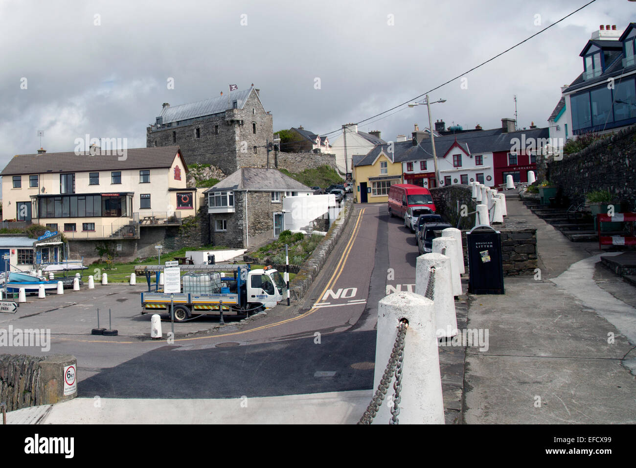 Baltimore village from the harbour Stock Photo - Alamy