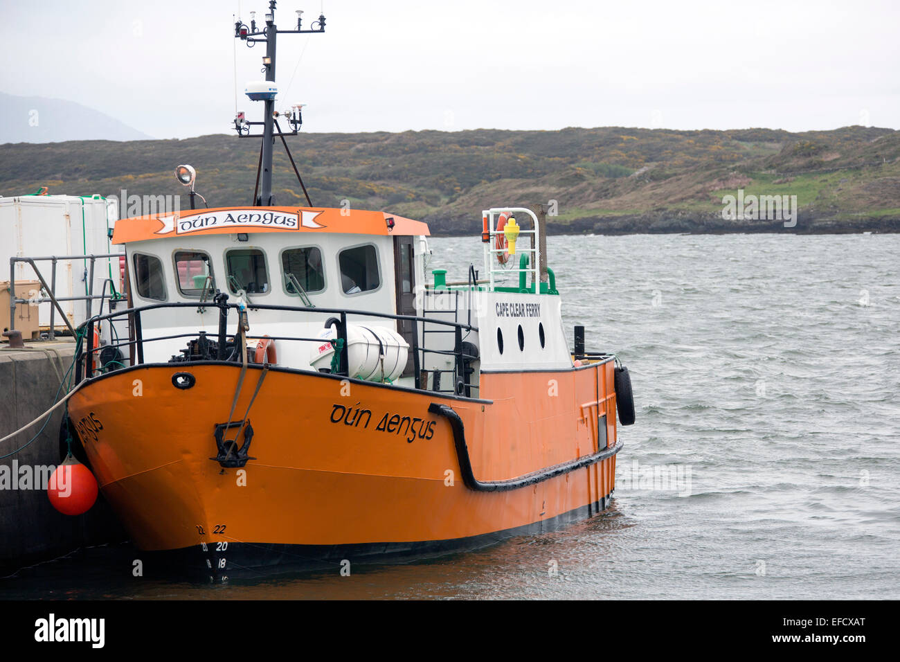 Cape Clear Ferry in Baltimore West Cork Ireland Stock Photo - Alamy