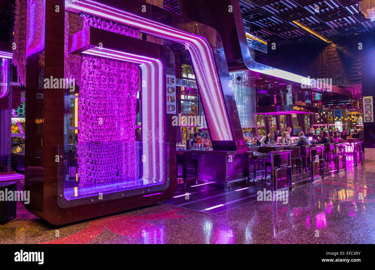 The Interior of Cosmopolitan hotel and casino in Las Vegas Stock Photo ...