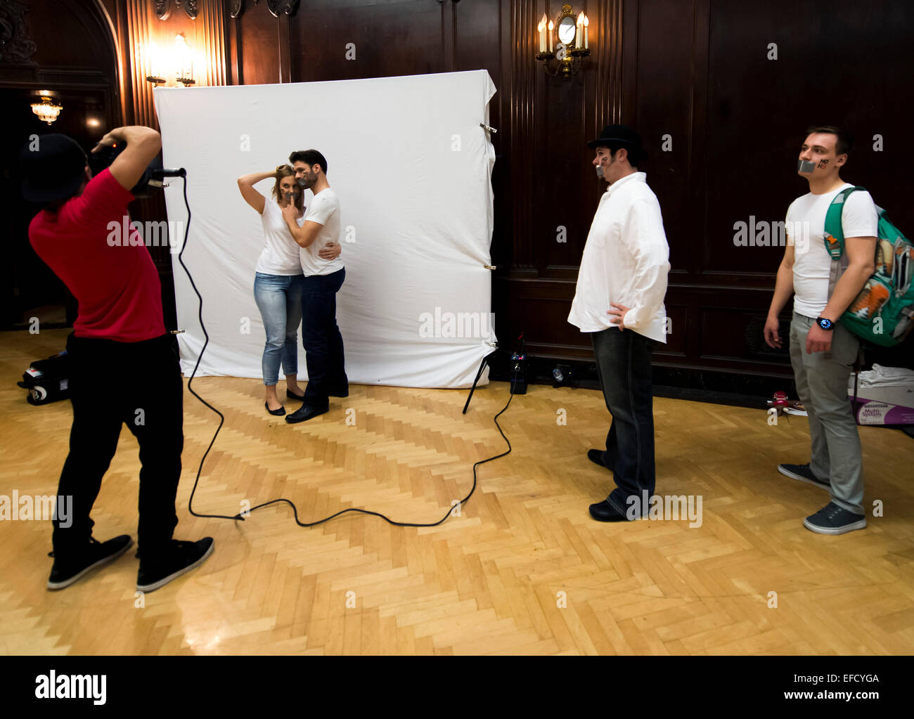 Los Angeles, California, USA. 31st Jan, 2015. ADAM BOUSKA photographs ...