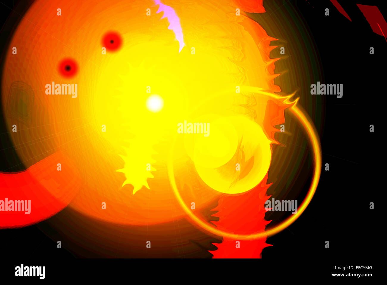 a alien force beyond of realm. a place in another world, a dark force ...