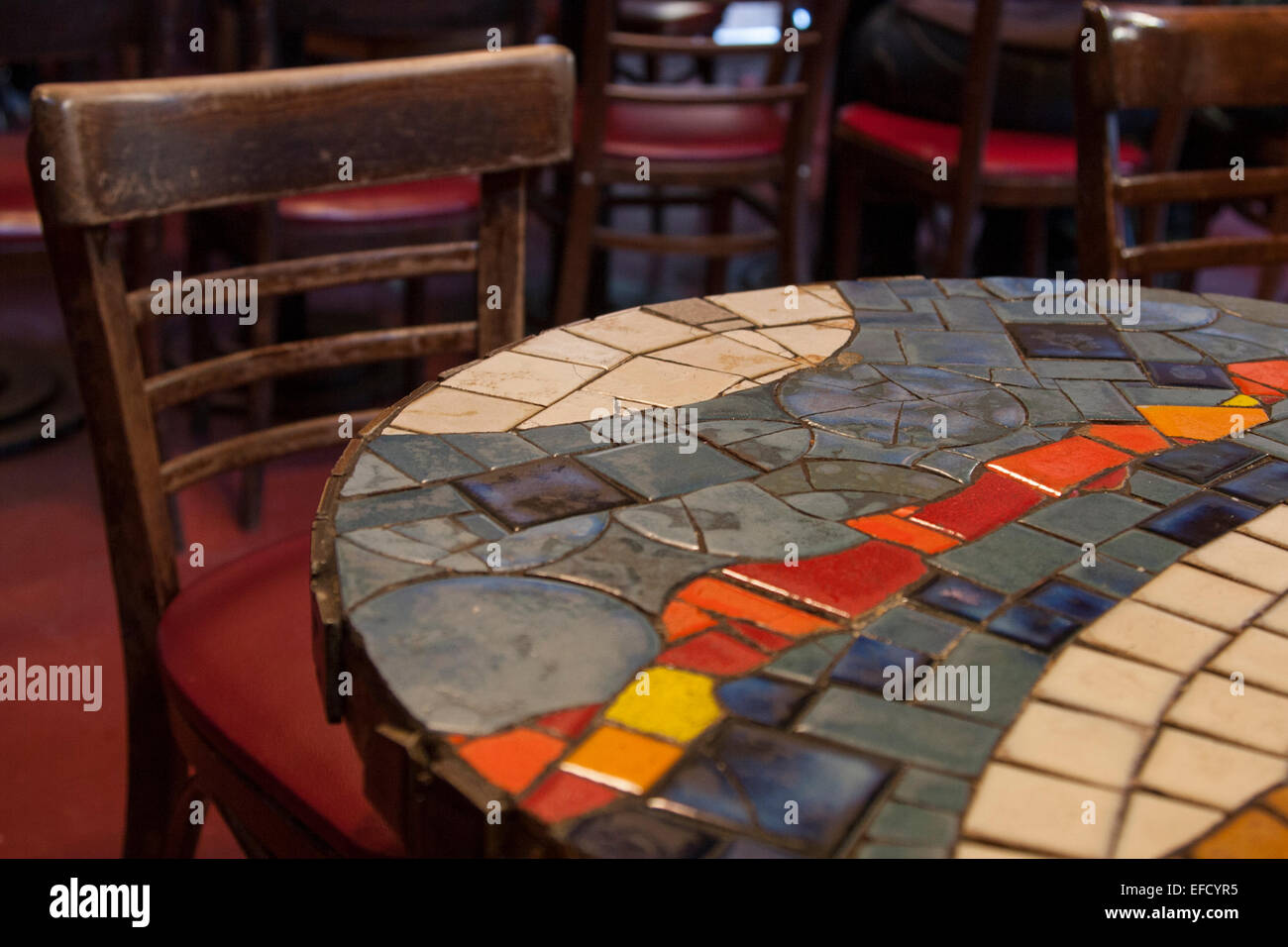 Cafe mosaic hi-res stock photography and images - Alamy