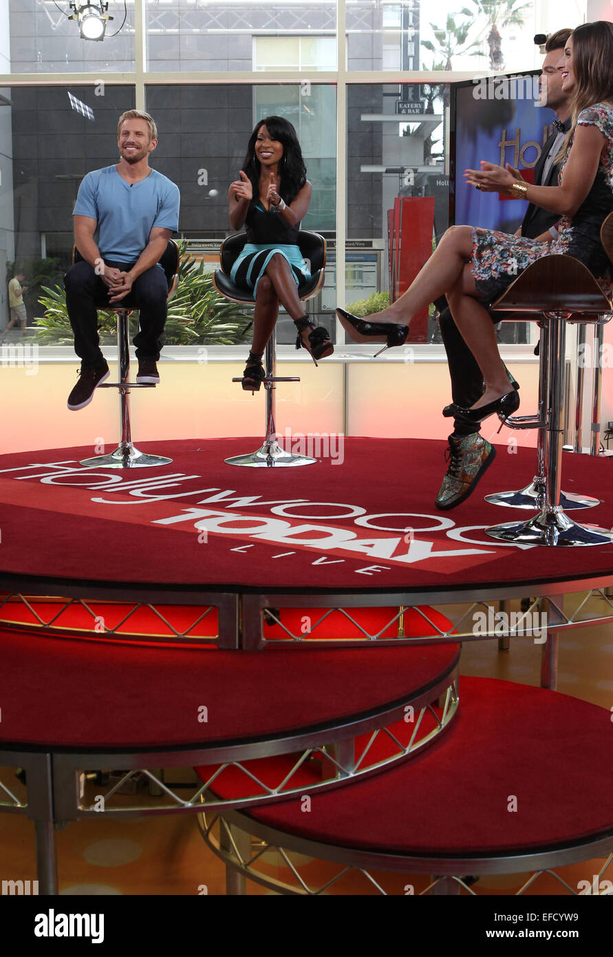 Celebrities at Fox's newest show "Hollywood Today Live" at BiteSize ...