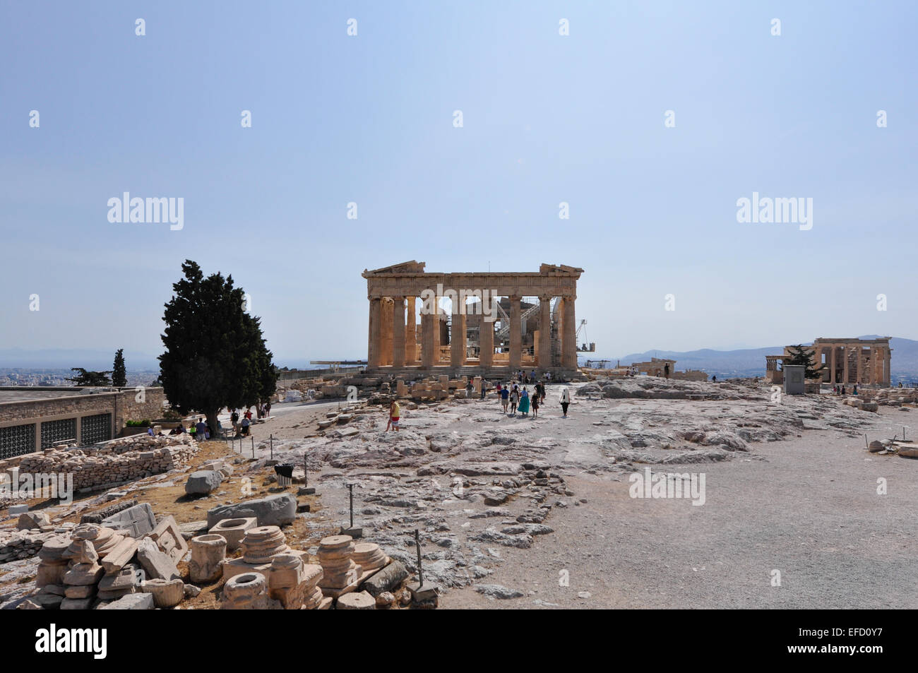 Parthenon temple of Athens, Greece Stock Photo - Alamy