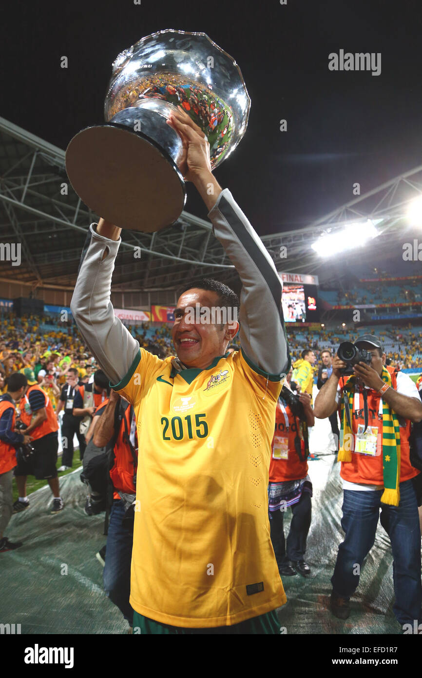 Sydney, Australia. 31st Jan, 2015. Tim Cahill (AUS) Football/Soccer ...