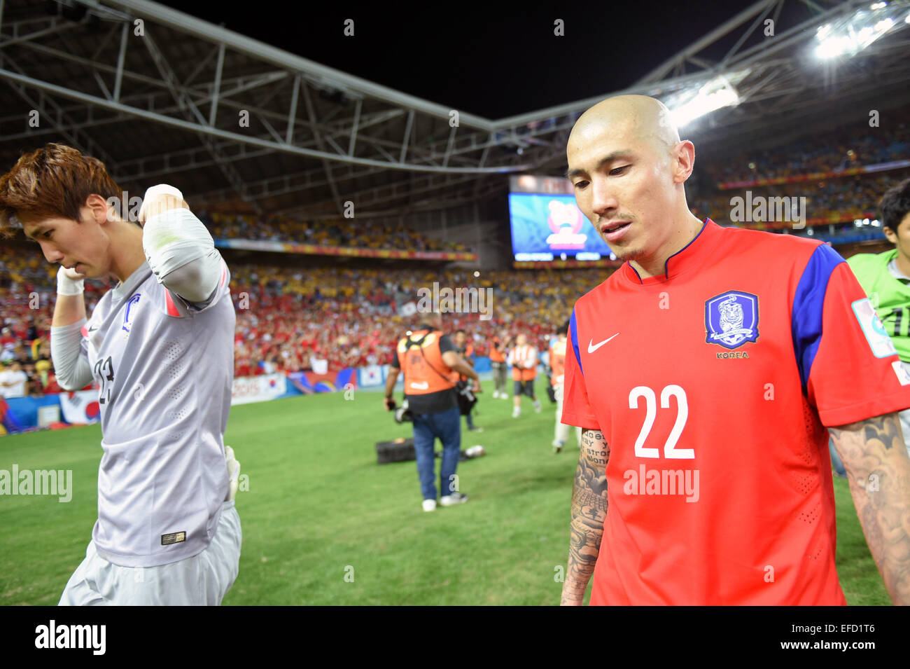 Sydney, Australia. 31st Jan, 2015. Cha Du Ri (KOR) Football/Soccer ...
