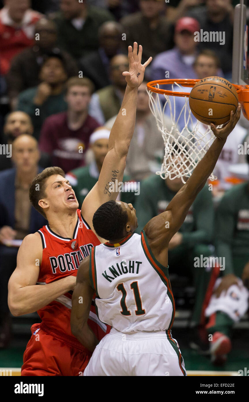 Milwaukee, WI, USA. 31st Jan, 2015. Milwaukee Bucks guard Brandon ...