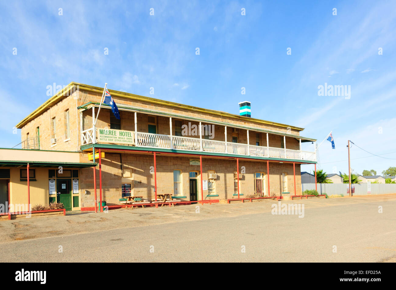 Marree Hotel, Marree, Oodnadatta Track, South Australia, Australia ...