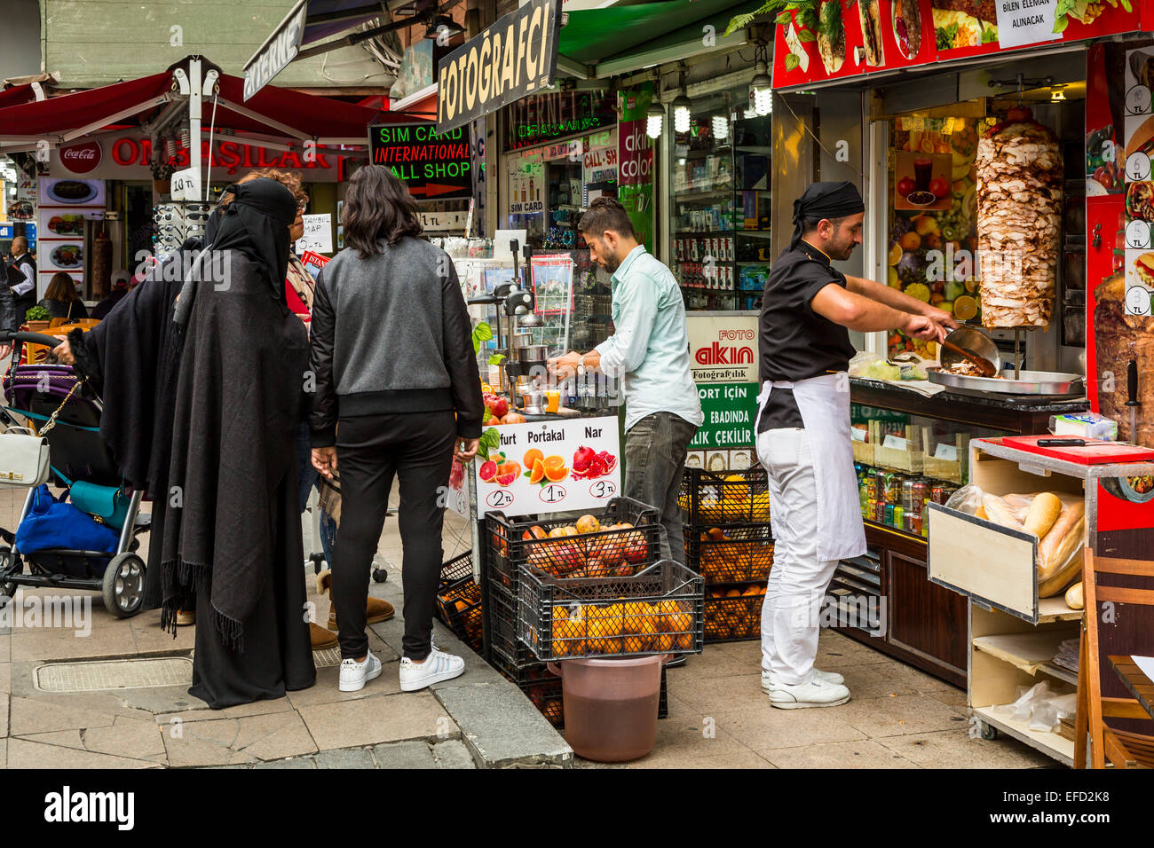 Fast food istanbul hi-res stock photography and images - Alamy