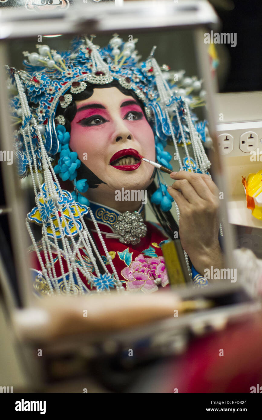 Los Angeles, California, USA. 31st Jan, 2015. Beijing Opera actress Sun ...