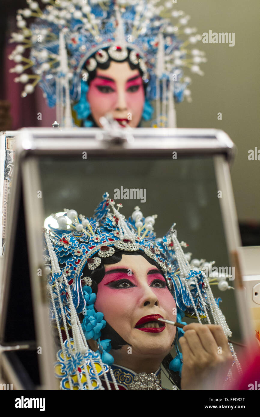 Los Angeles, California, USA. 31st Jan, 2015. Beijing Opera actress Sun ...