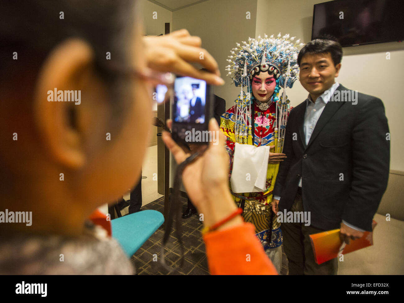 Back of actress on stage hi-res stock photography and images - Alamy