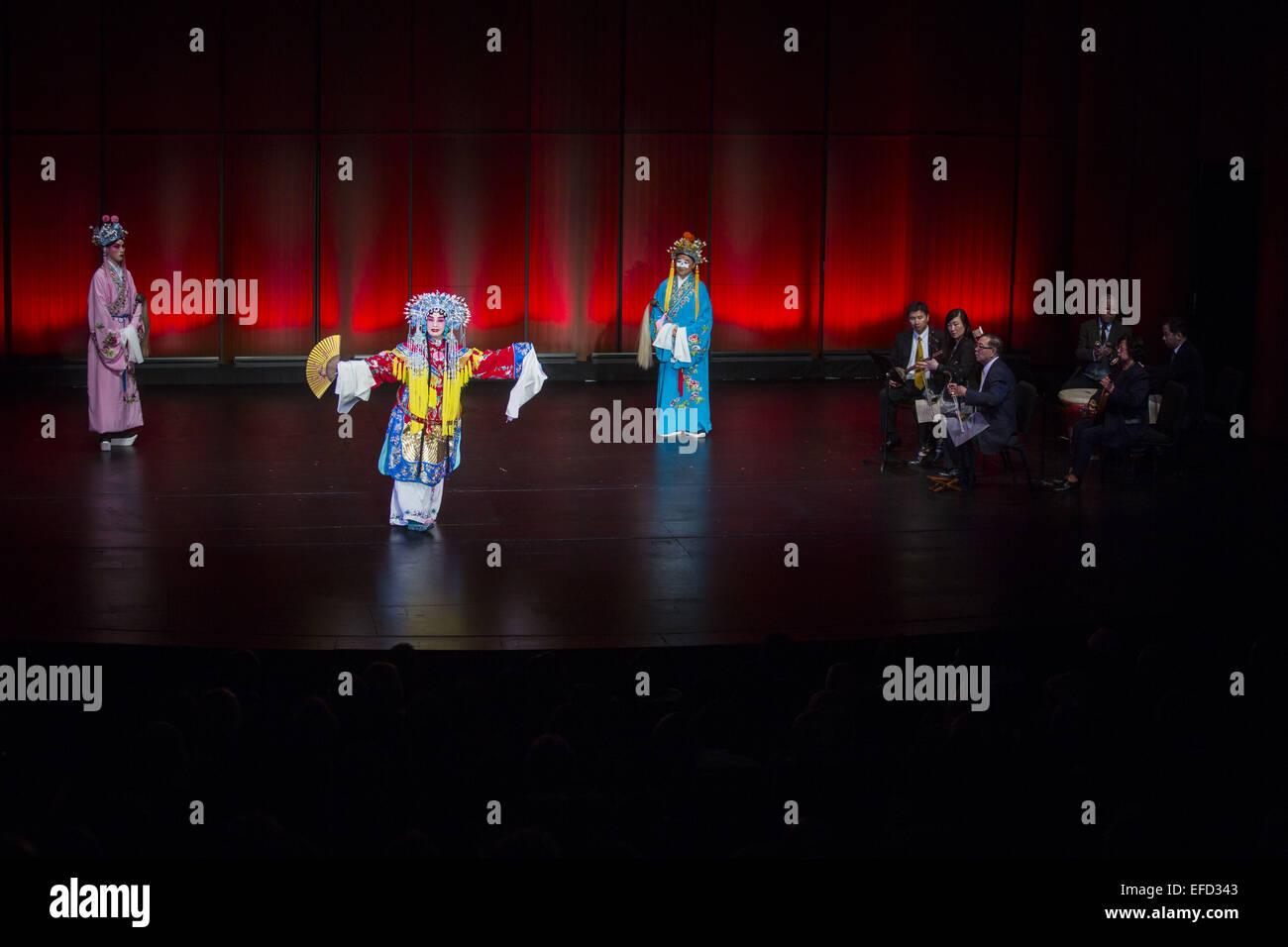 Los Angeles, California, USA. 31st Jan, 2015. Beijing Opera actress Sun ...