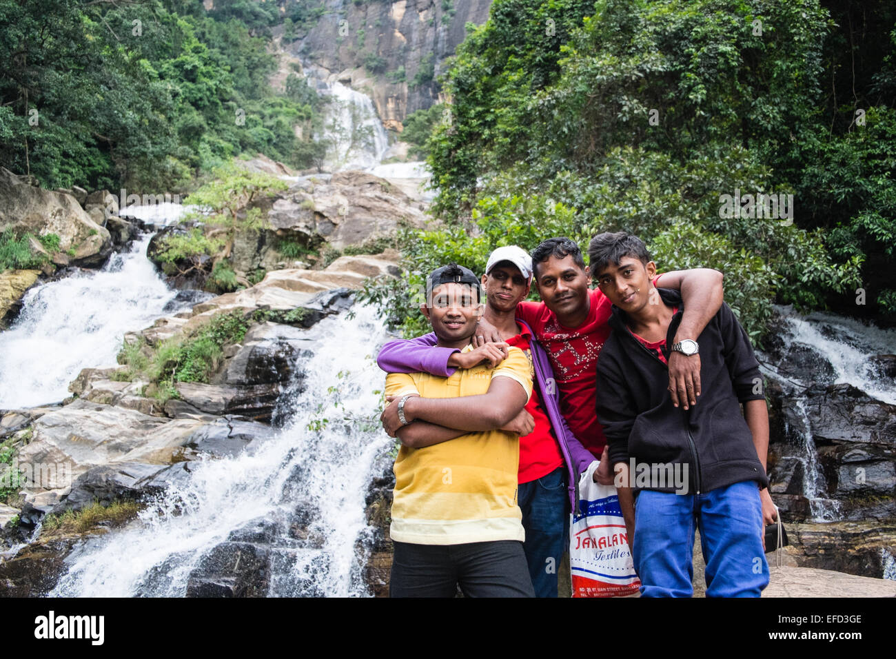 Ravana,Rawana waterfalls near town of town of Ella in Badulla District ...