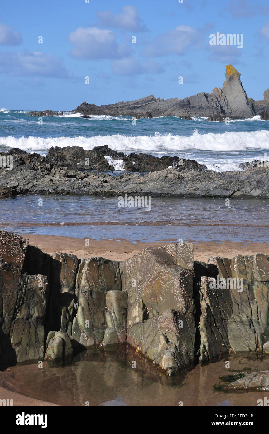 Hartland Quay Devon Stock Photo - Alamy