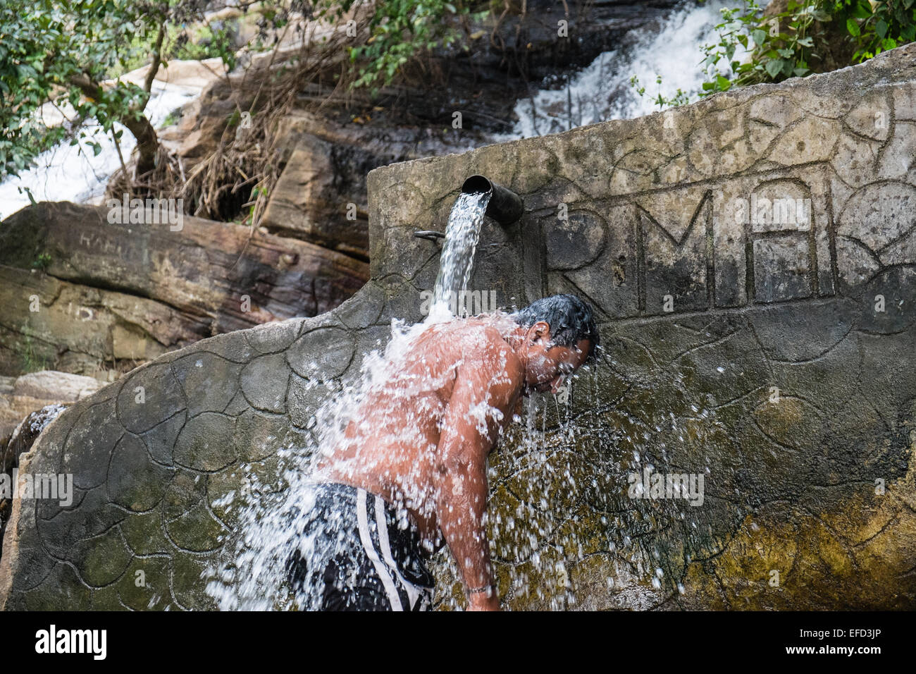 Ravana,Rawana waterfalls near town of town of Ella in Badulla District ...