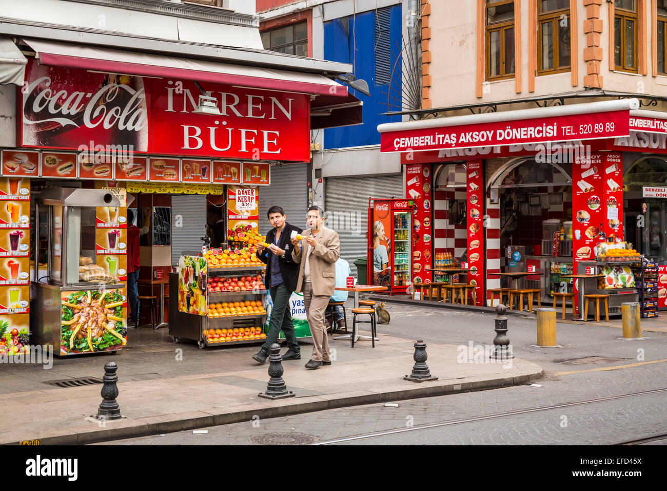 A small fast food eatery restaurant on the street in Sultanahmet ...