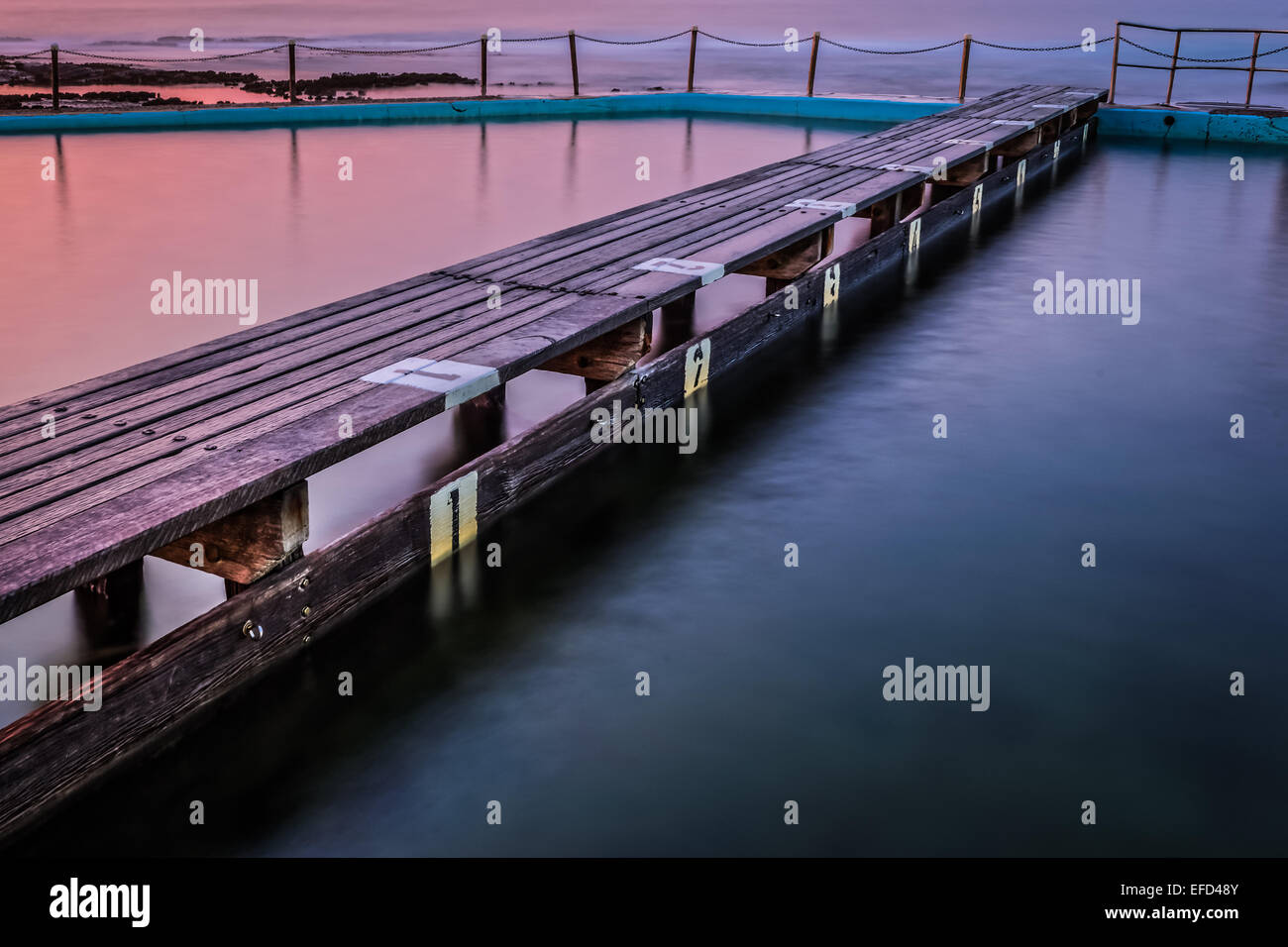 Pool lanes numbers hi-res stock photography and images - Alamy