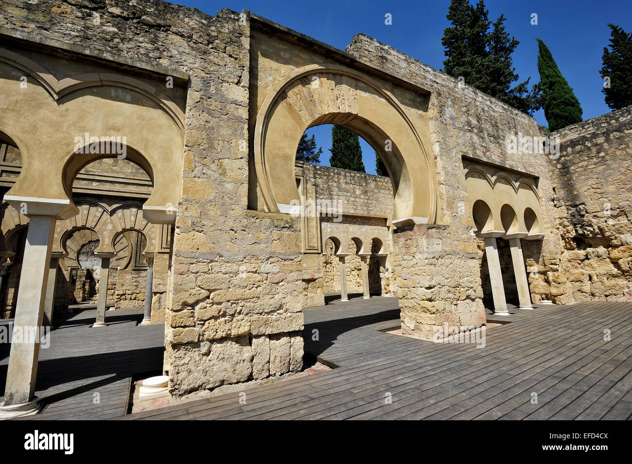 Medina Azahara, the ruins of a fortified Arab Muslim medieval palace ...