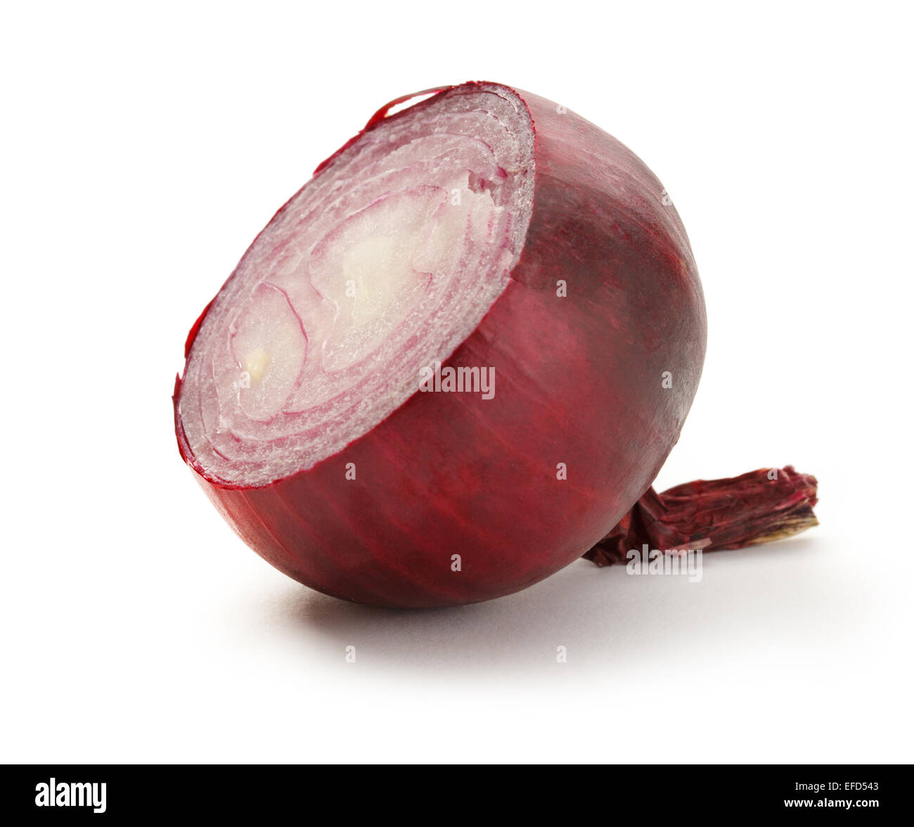 Section single red onion sliced hi-res stock photography and images - Alamy