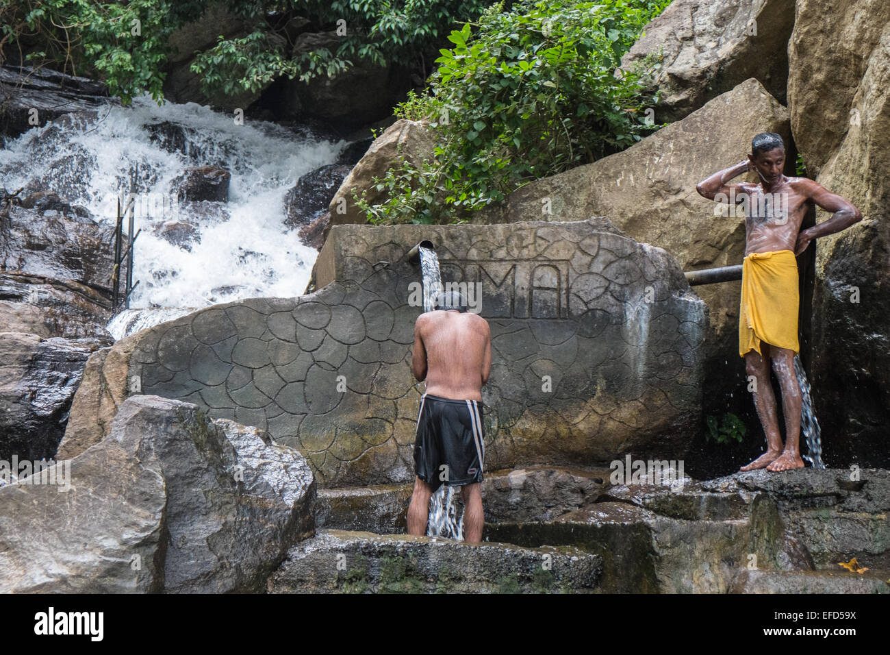 Ravana,Rawana waterfalls near town of town of Ella in Badulla District ...