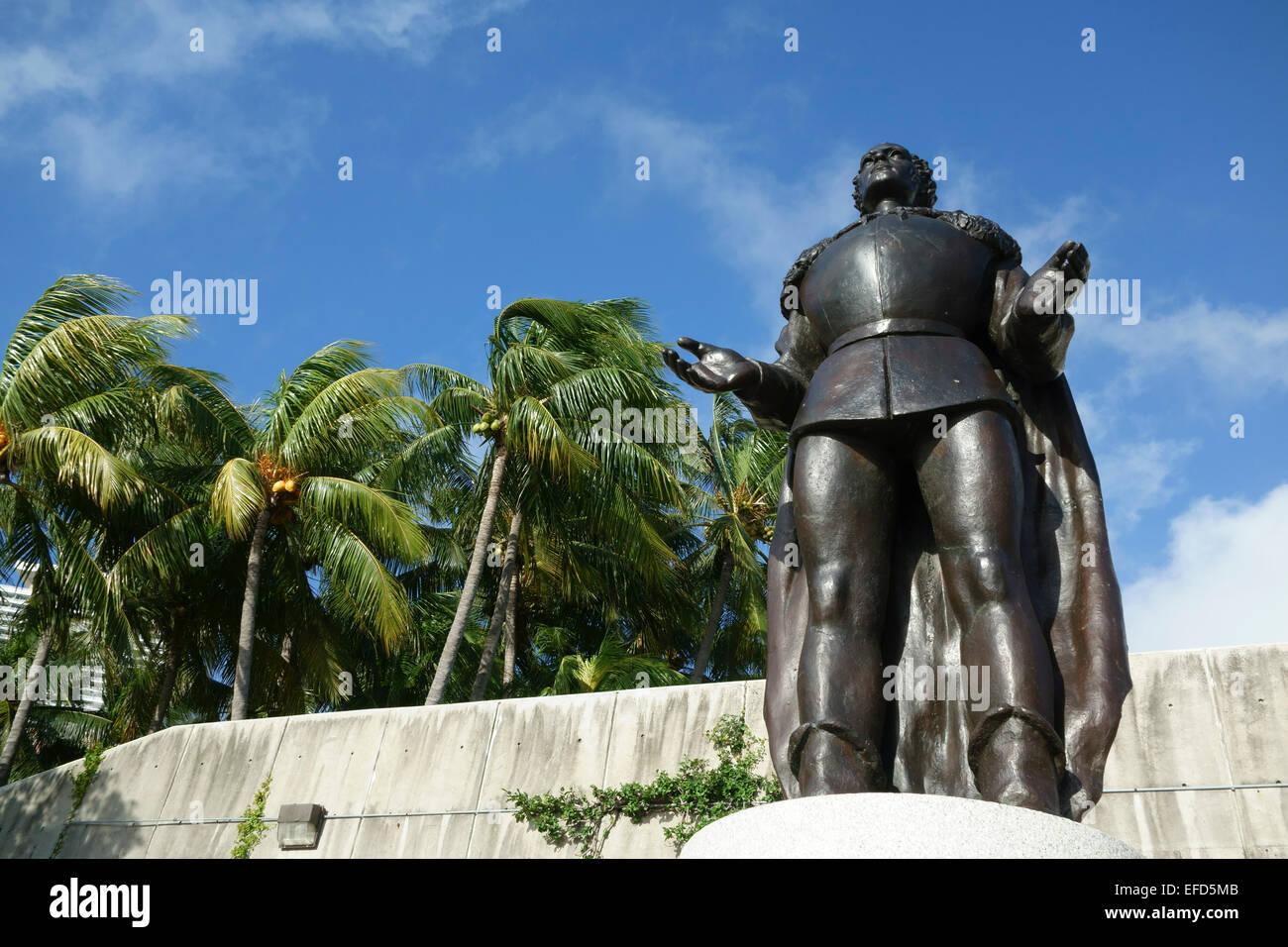 Statue Downtown Miami Florida Usa High Resolution Stock Photography and ...