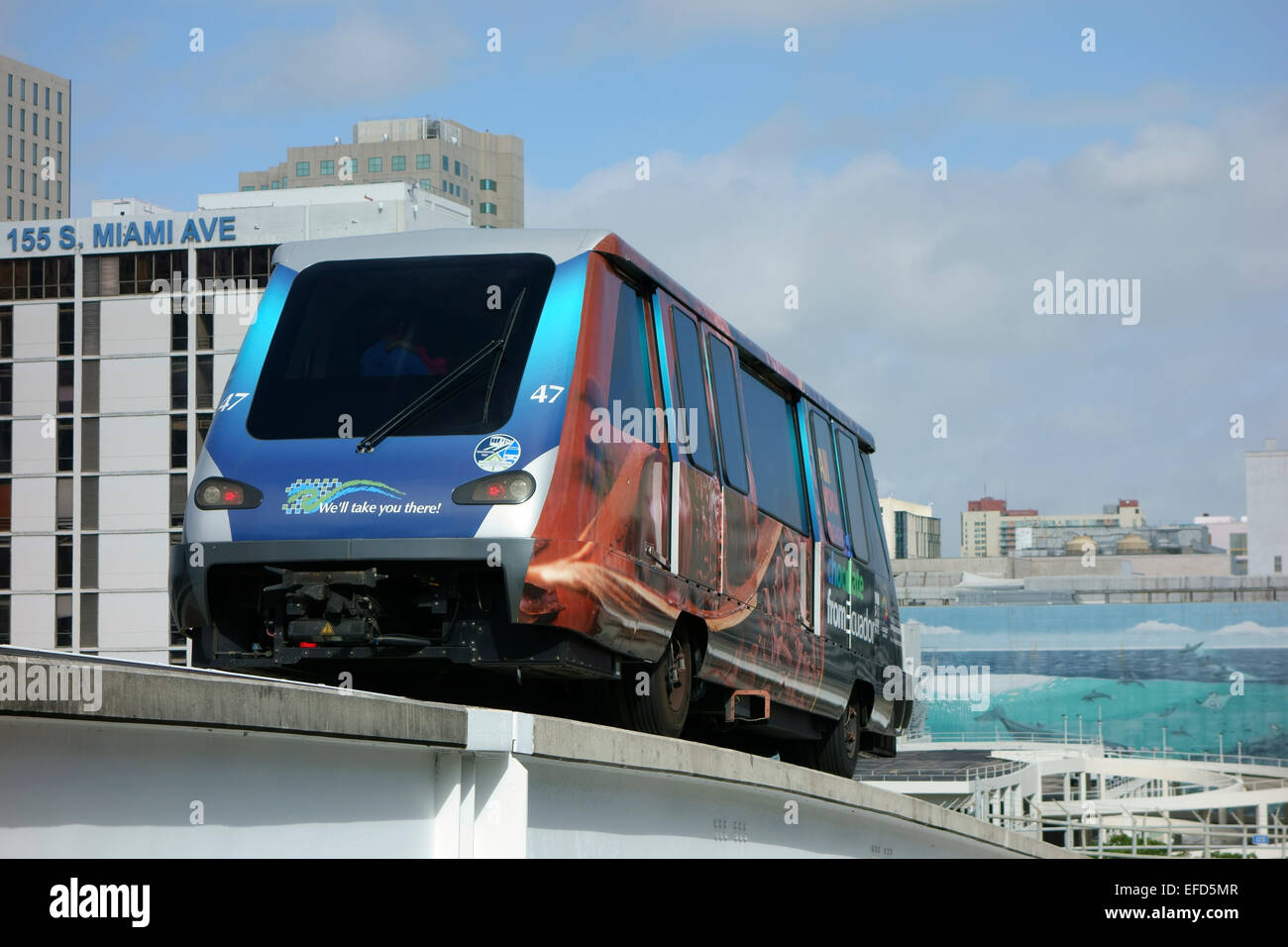 Miami metromover hi-res stock photography and images - Alamy