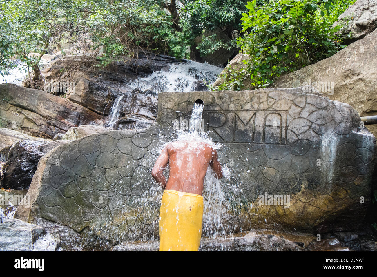 Ravana,Rawana waterfalls near town of town of Ella in Badulla District ...