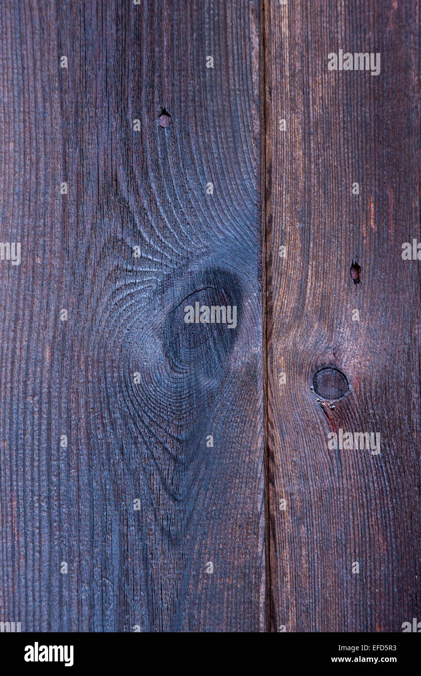 Creosoted paneling on a garden shed Stock Photo - Alamy