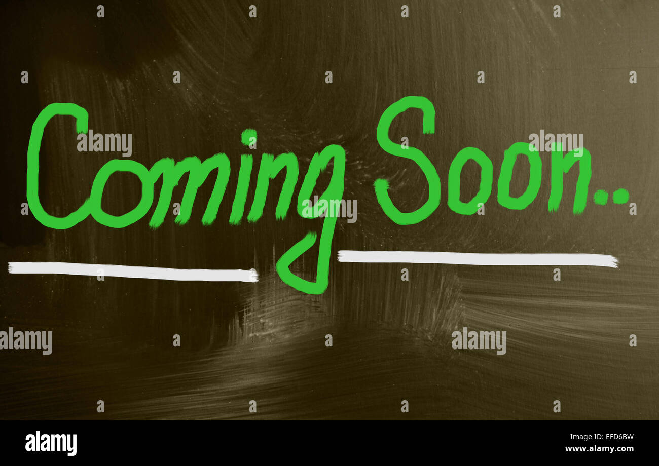coming soon concept Stock Photo - Alamy